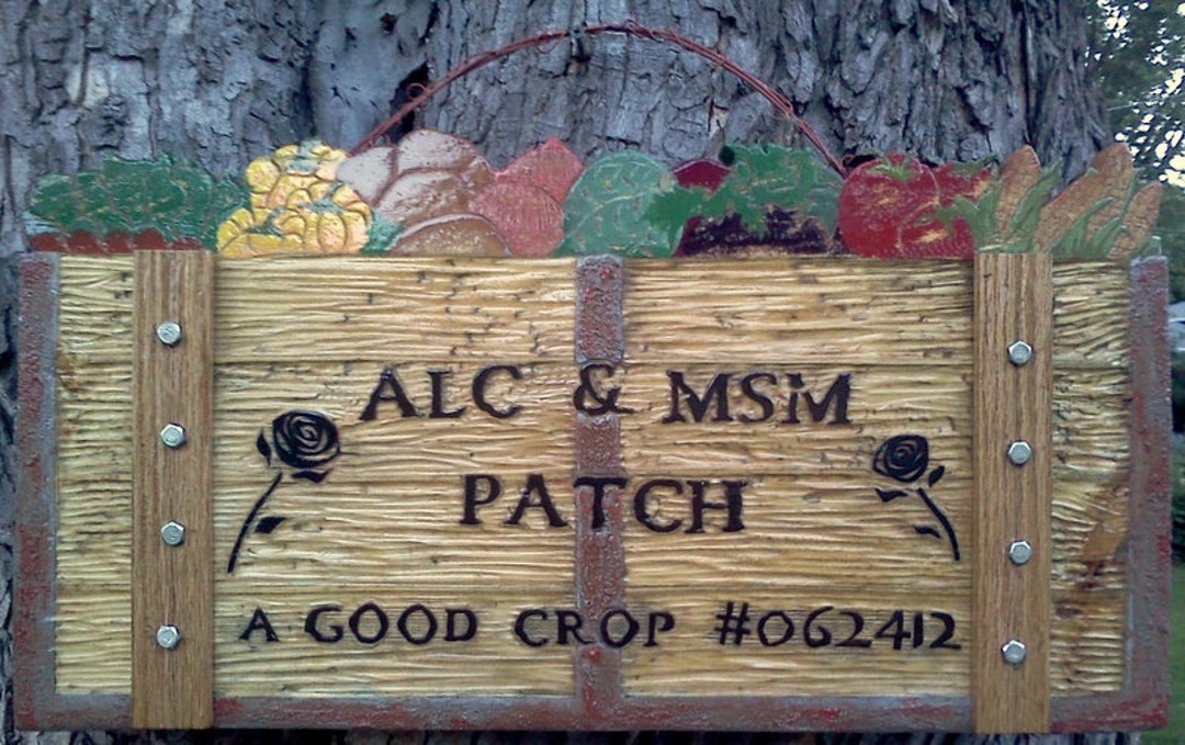 Wooden Sign ALC & MSM Patch - Etsy