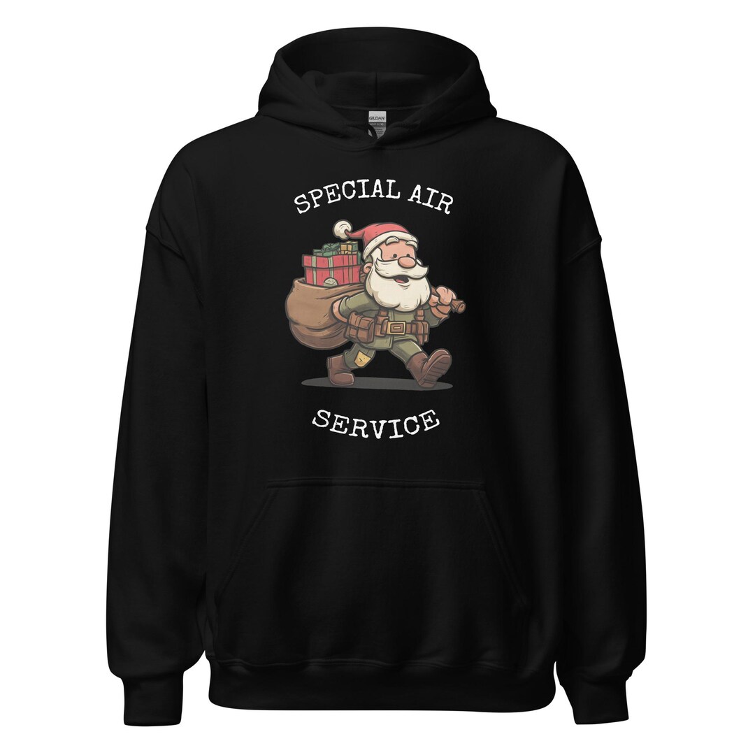 SAS Santa Fun Tactical Christmas Hoodie – Veteran Gift – Special Forces ...