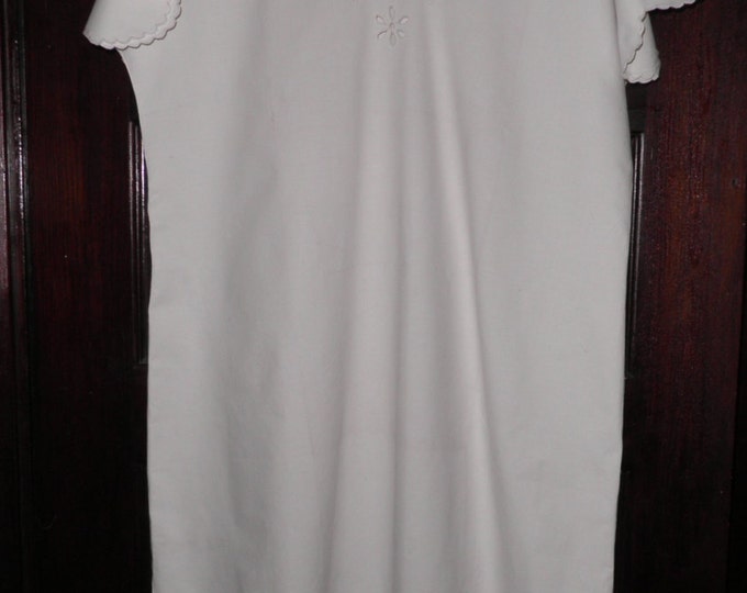 Vintage Simple Cotton Cutwork Nightgown Summer Dress - Etsy