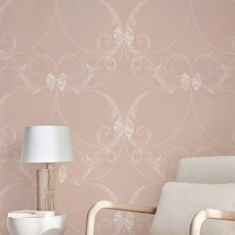 Bow Bedroom Wallpaper - Etsy UK