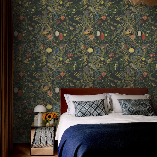 Chinese Wallpaper - Etsy UK