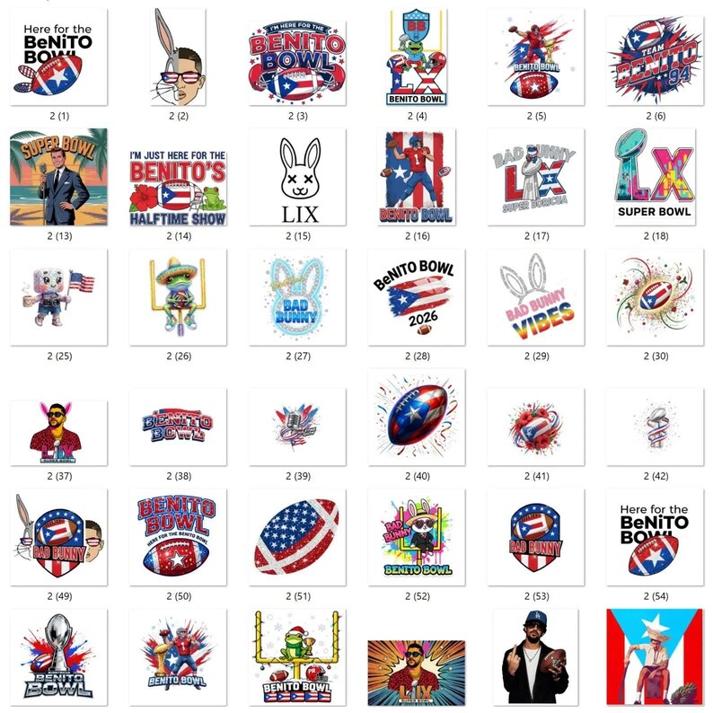 Bunny Bowl Png Svg, Team Benito SVG, Bad Bunny Football, Team Benito ...