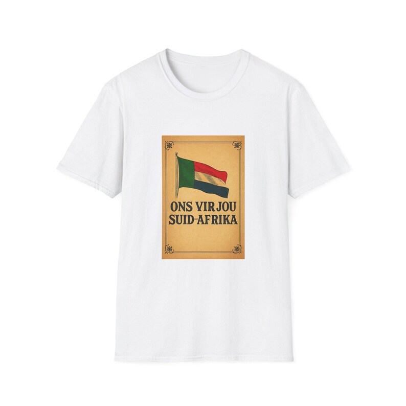 Vintage South African Flag T-shirt, Afrikaans Text, Heritage Apparel - Etsy