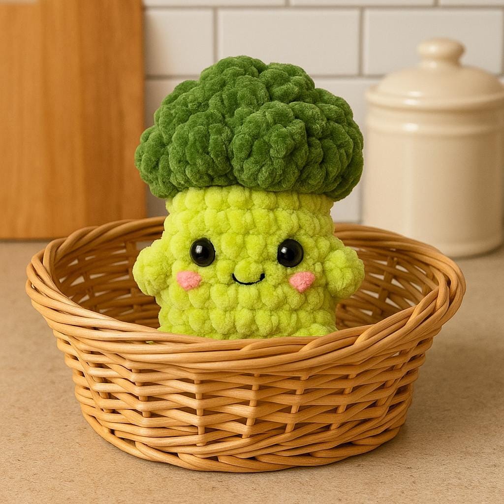 Crochet Broccoli Pattern: Kawaii Amigurumi Plushie PDF Tutorial - Etsy