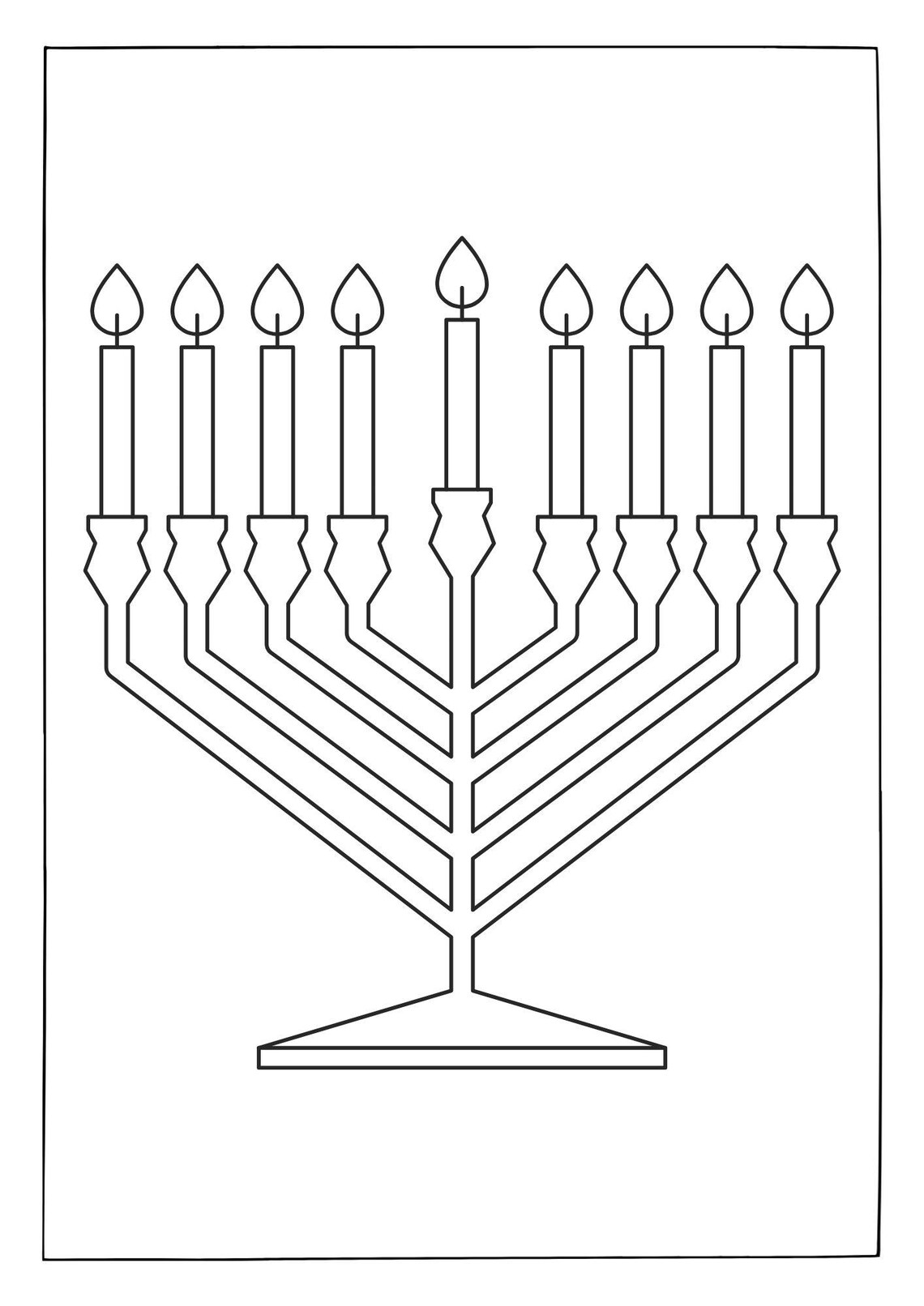 Hanukkah Coloring Pages - Set of 15 Chanukah Activity Sheets (instant ...