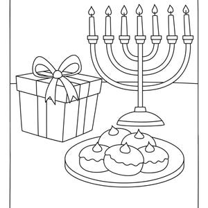 Hanukkah Coloring Pages - Set of 15 Chanukah Activity Sheets (instant ...