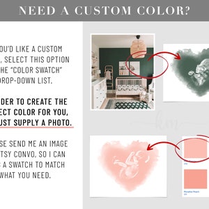 Baby Footprint Art, Newborn Footprints, Boho Nursery Wall Art ...