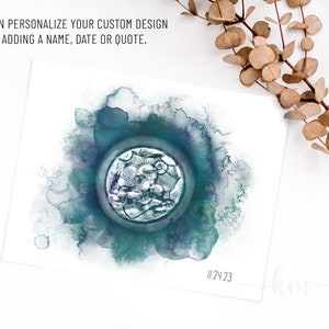 Hand Painted Watercolor Embryo Art, Baby Keepsake Print, Baby Shower ...