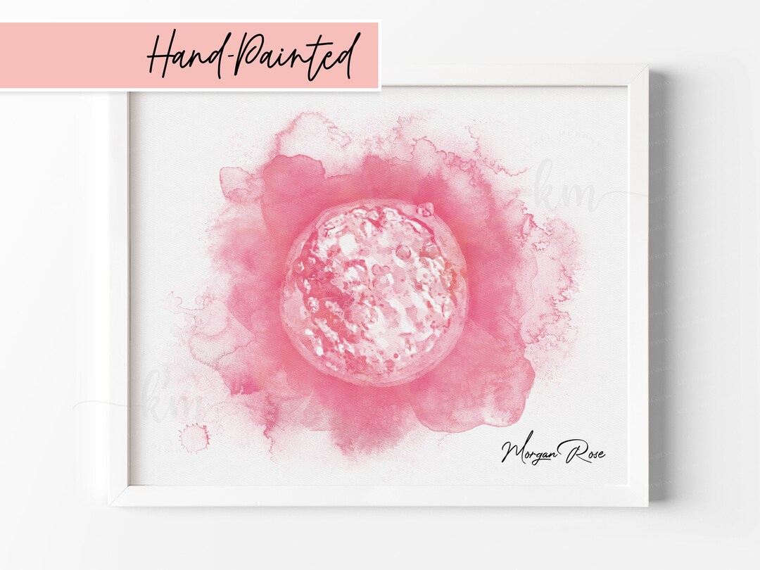 Hand Painted Watercolor Embryo Art, Baby Keepsake Print, Baby Shower ...