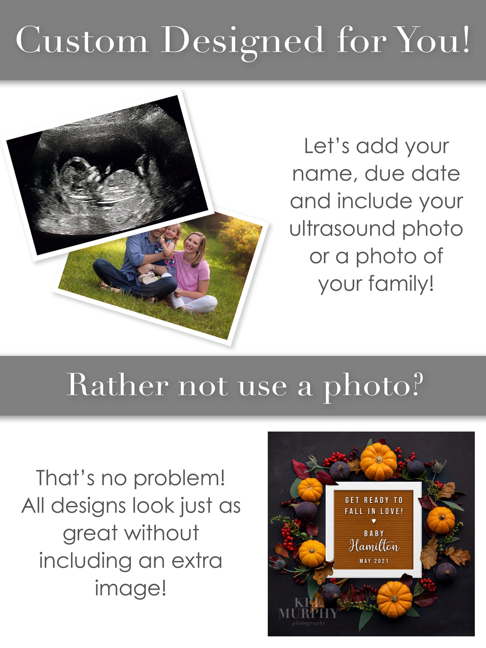 Flowers Pregnancy Announcement Digital, Spring Floral Roses Carnations ...