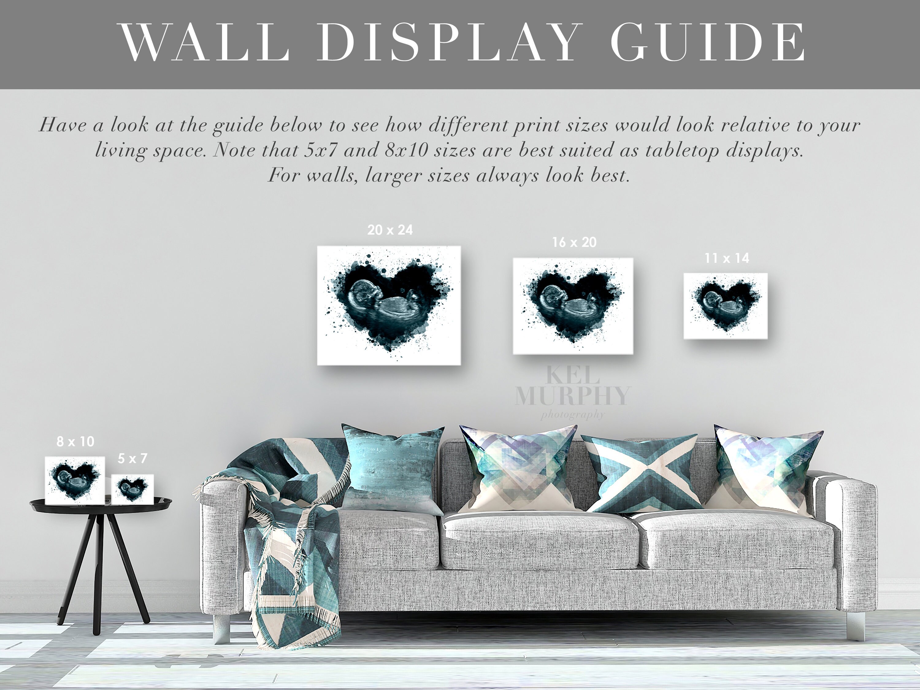 Ultrasound DIGITAL FILE Multiple Image Designs or Heartbeat | Etsy