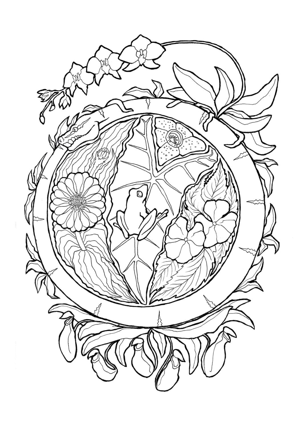 Papua New Guinea Coloring Page | Etsy