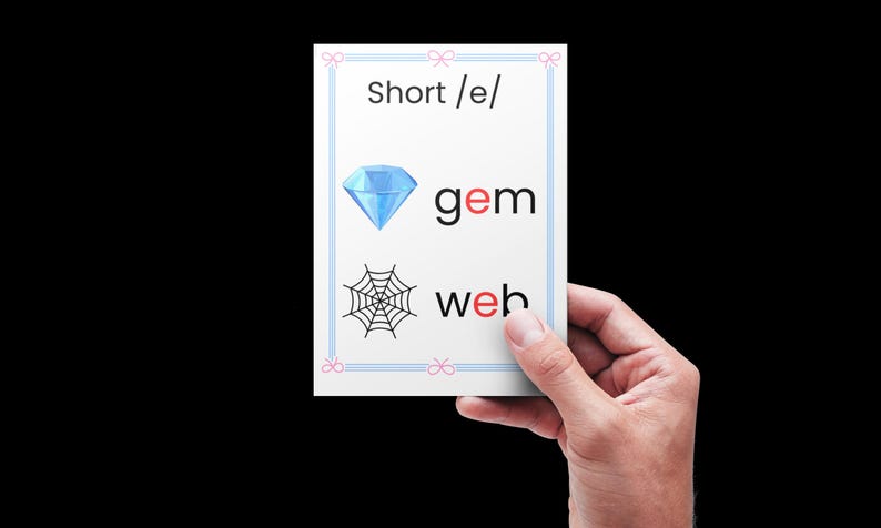 CVC Words Flash Cards Bundle | 60 Phonics Cards Digraphs, Initial ...