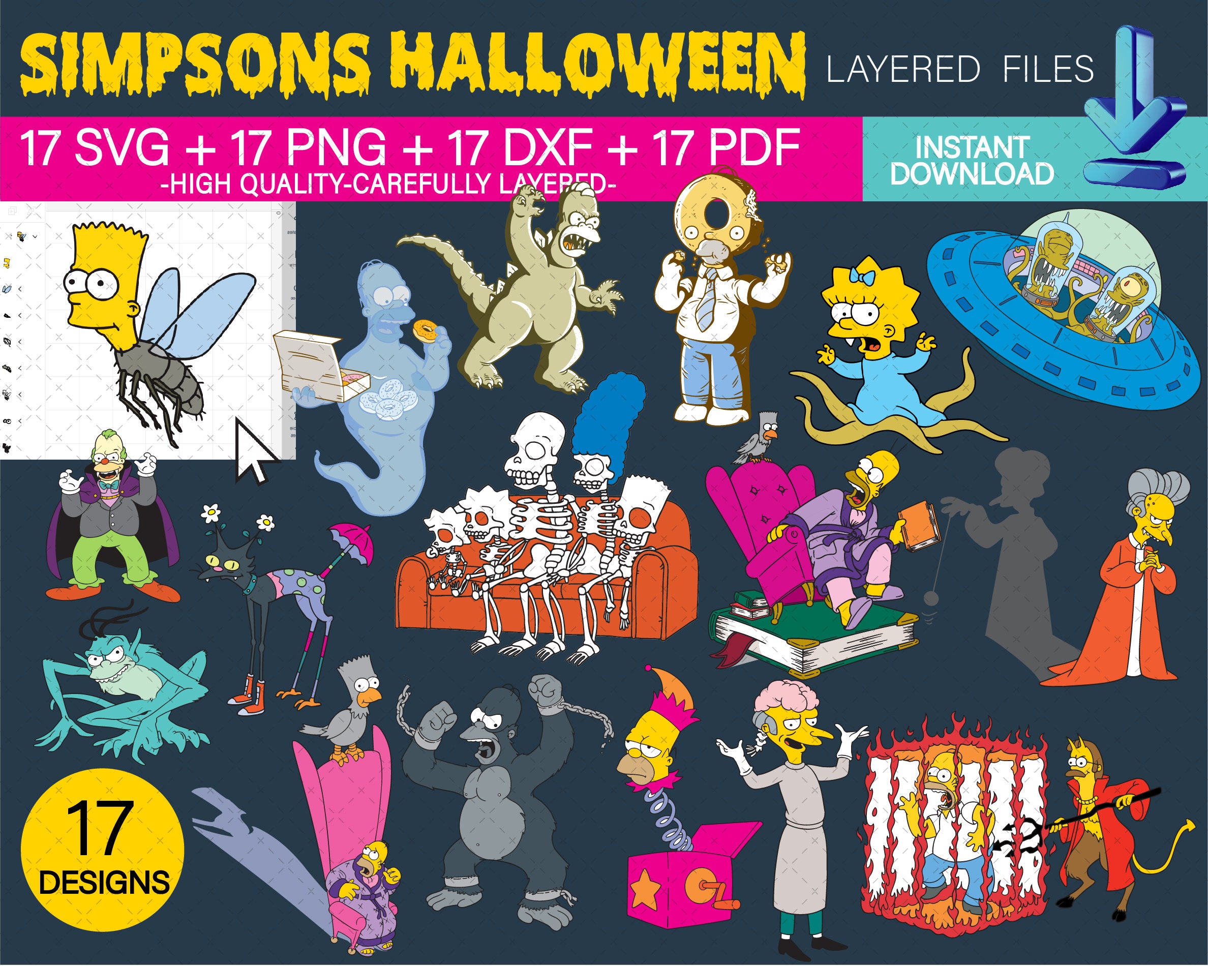 The Simpsons Halloween Wallpaper