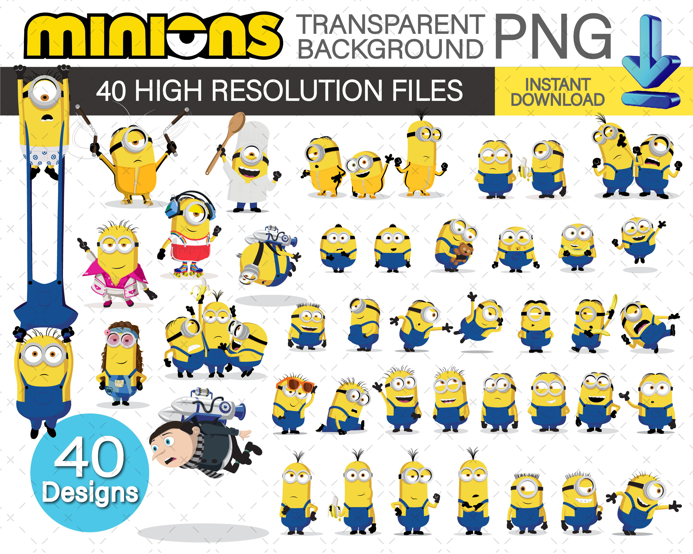 Minions Transparent Background