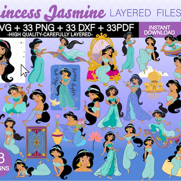 Princess Jasmine - Etsy