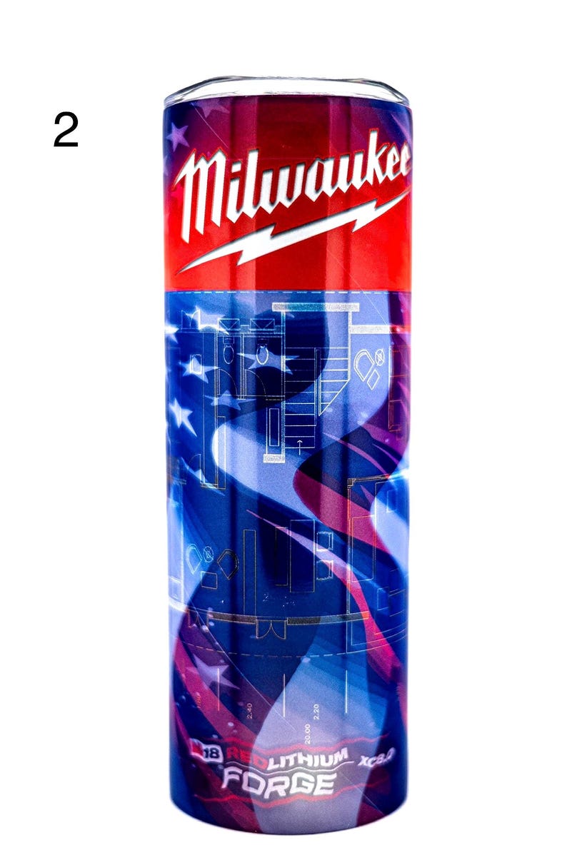 Milwaukee M18 Hydration Tool 20oz Tumbler Camo Patriotic Insulated ...