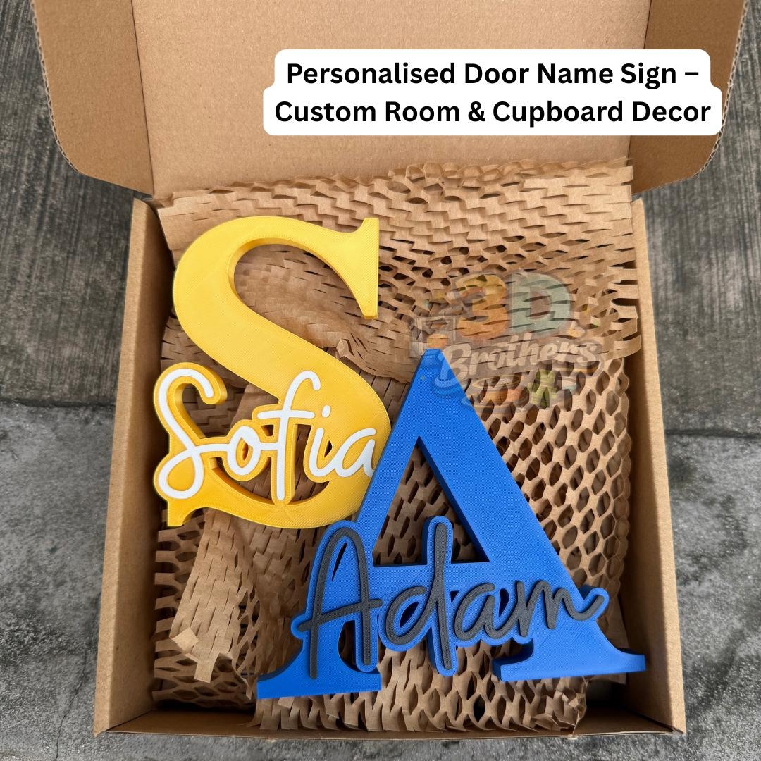 Personalised Door Name Sign – Custom Room & Cupboard Decor - Etsy