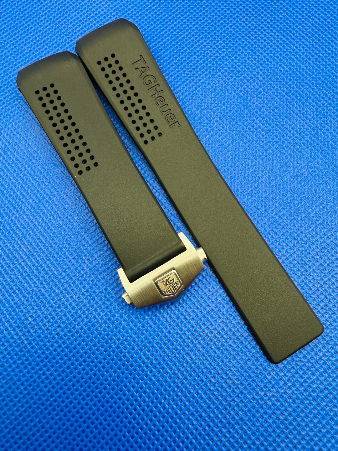 22mm Handmade Tag Heuer Rubber Strap Band for Tag Watches - Etsy