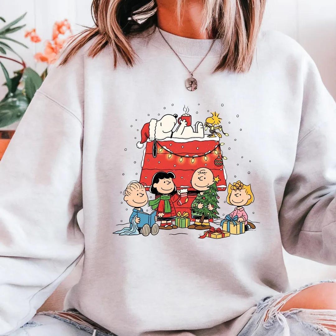 Peanuts Christmas Png, Snoopy and Charlie Brown Holiday Png, Festive ...