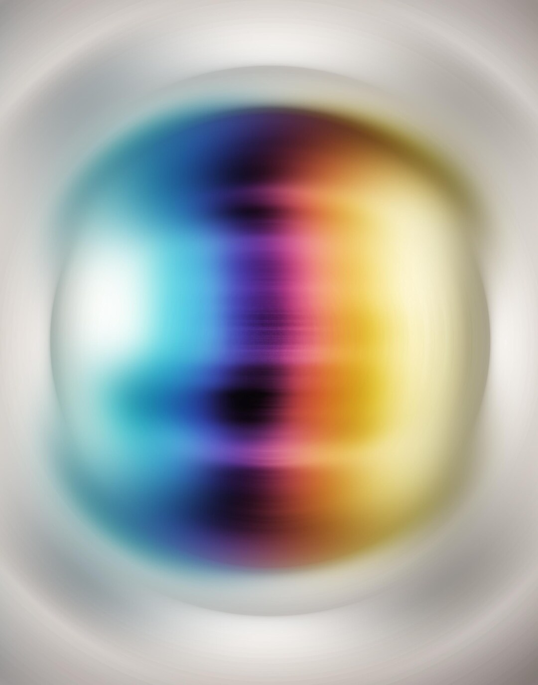 Abstract Digital Print Color Orb Blur Cyan Blue Yellow Magenta Modern ...