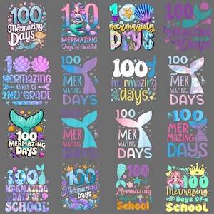 Mermazing Days of School PNG – Funny Mermaid Teacher Student Clipart ...