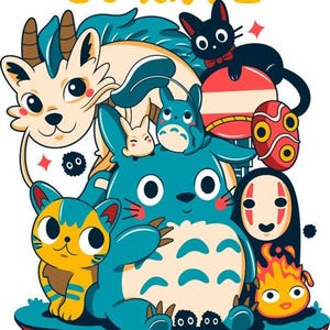 Totoro & Friends Anime Diamond Painting Kit, 5D Full Drill DIY Hobby ...