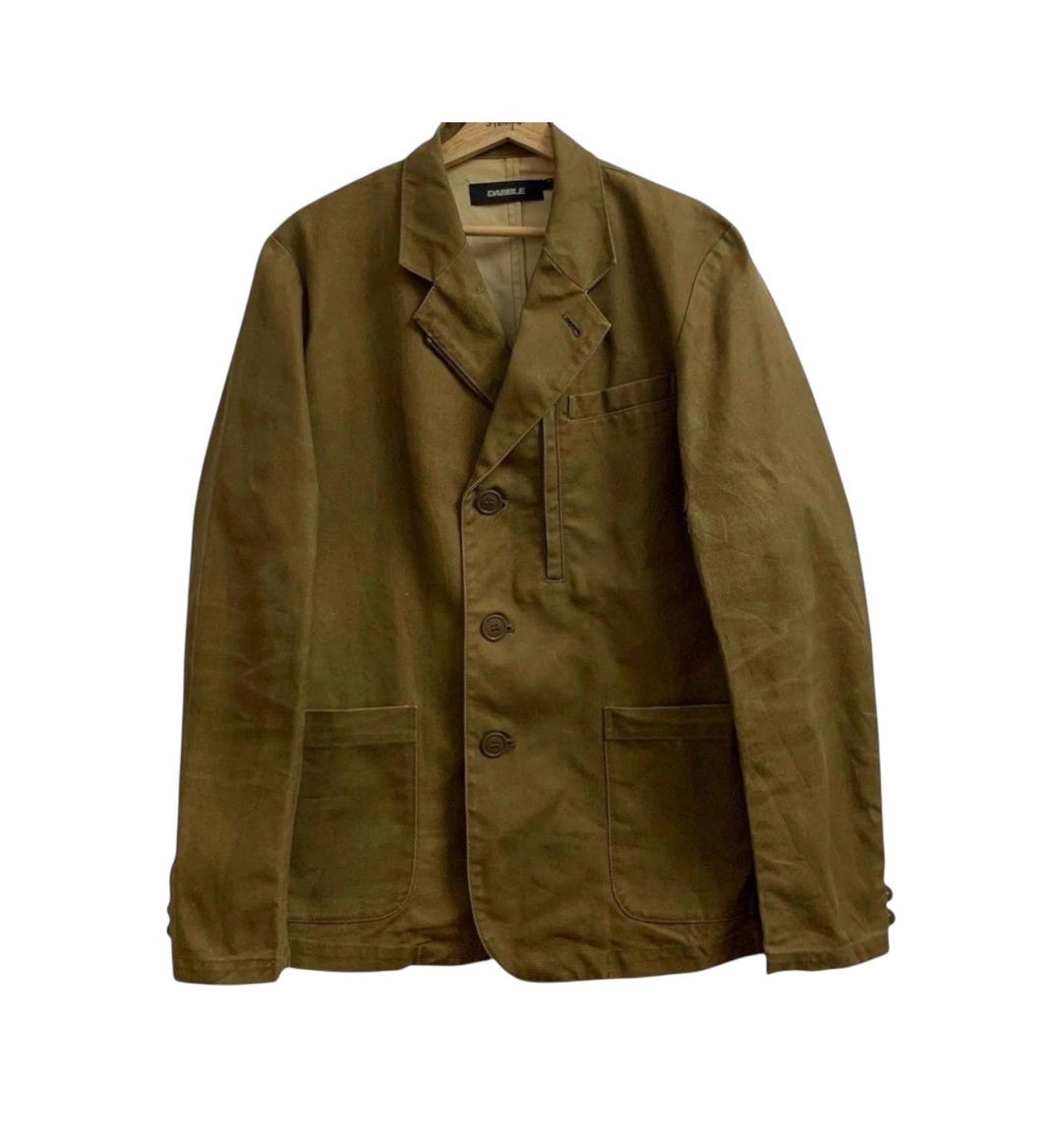 Vintage Dabble Chore Jacket Japanese Brand Brown Colour Size Medium - Etsy