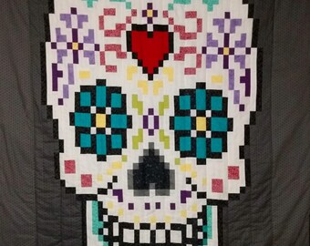 Sugar Skull Quilt Pattern - Etsy