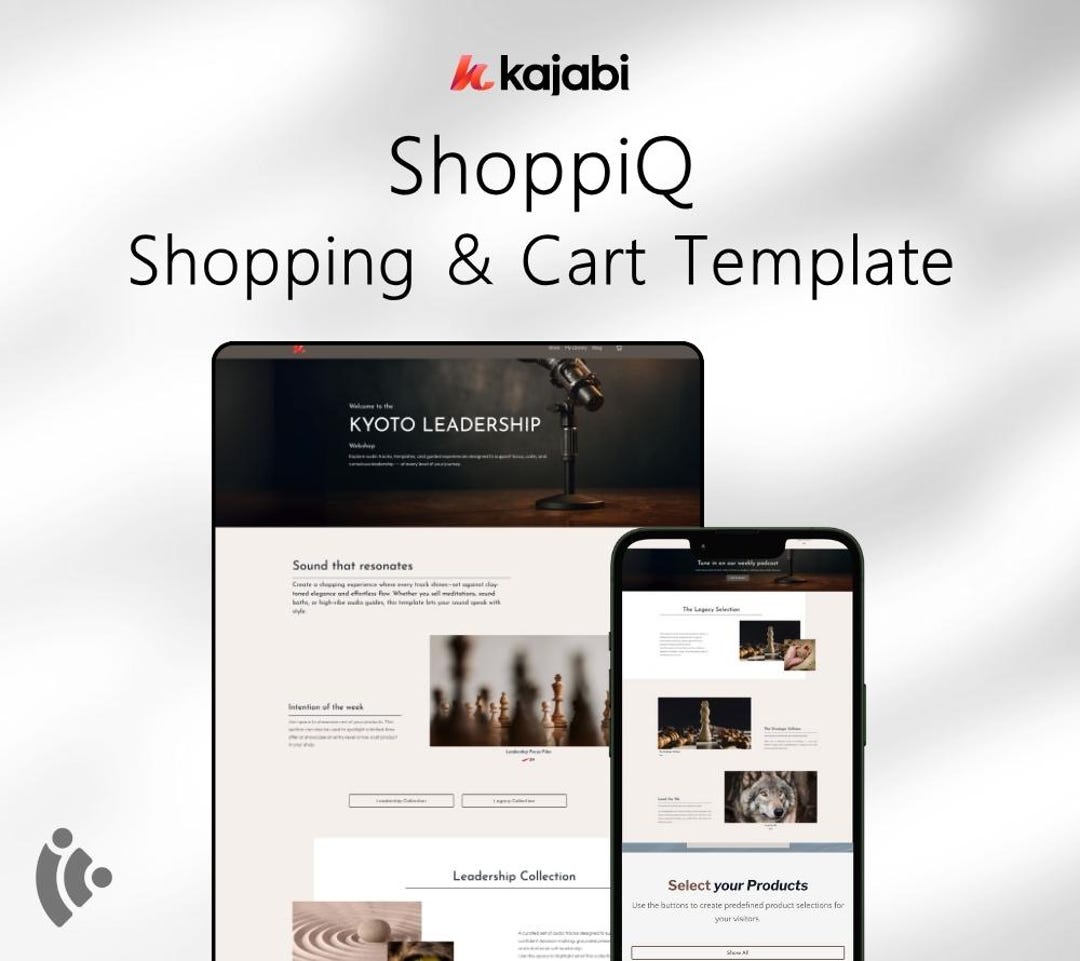 Kajabi Storefront Theme | Shoppiq Template, Product Pricing Cards - Etsy