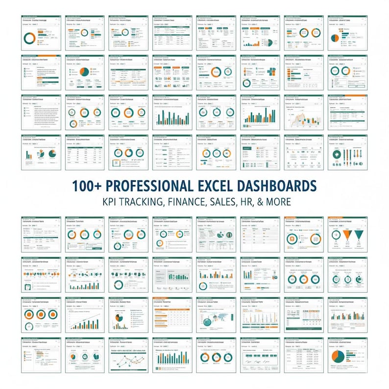 Ultimate Excel Dashboard Bundle | 100+ Editable Business & Finance ...
