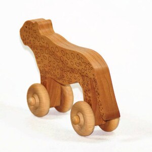 Wooden Toy Car, Leopard Wood Car, Toddler Toy Car, Personalized Gift ...