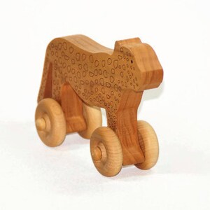 Wooden Toy Car, Leopard Wood Car, Toddler Toy Car, Personalized Gift ...