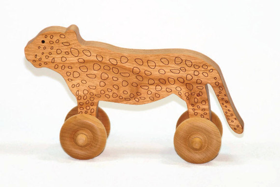 Wooden Toy Car, Leopard Wood Car, Toddler Toy Car, Personalized Gift ...
