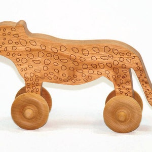 Wooden Toy Car, Leopard Wood Car, Toddler Toy Car, Personalized Gift ...