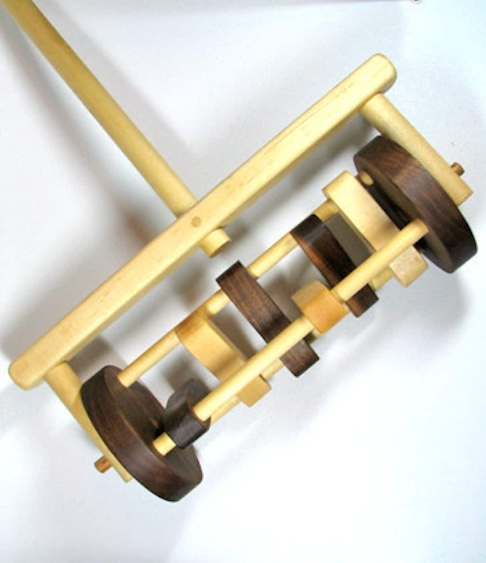 Wooden Toy Lawn Mower Handmade Wooden Toy Mower Push Toy | Etsy