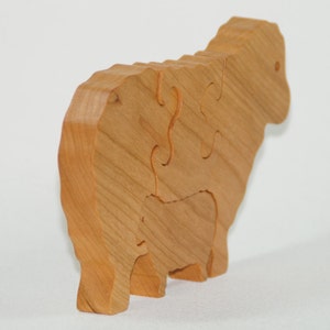 Wooden Sheep Puzzle, Wooden Sheep Toy, Sheep Puzzle, Sheep Toy, Wooden ...