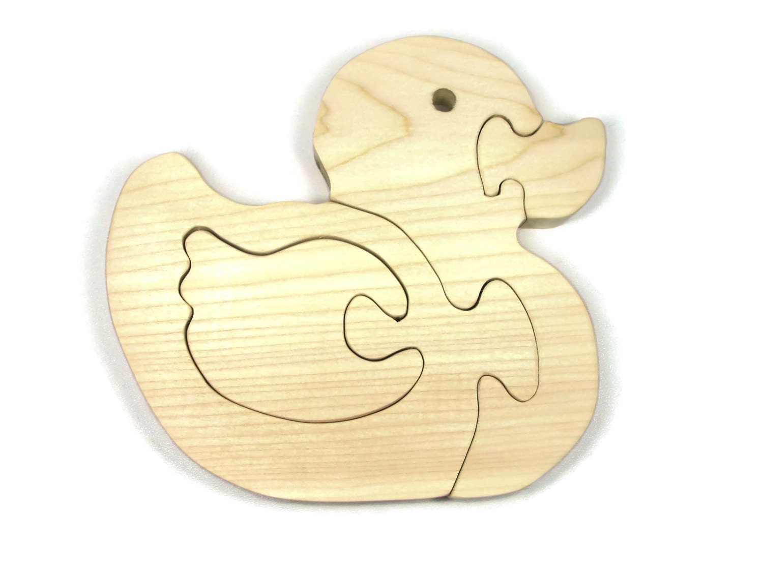 Wooden Duck Puzzle Wooden Duck Toy Duck Puzzle Duck Toy | Etsy