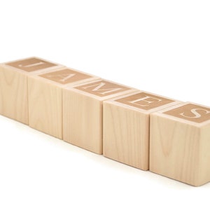 Personalized Wood Name Blocks Wooden Letter Block Letter Custom Blocks ...