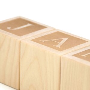 Personalized Wood Name Blocks Wooden Letter Block Letter Custom Blocks ...