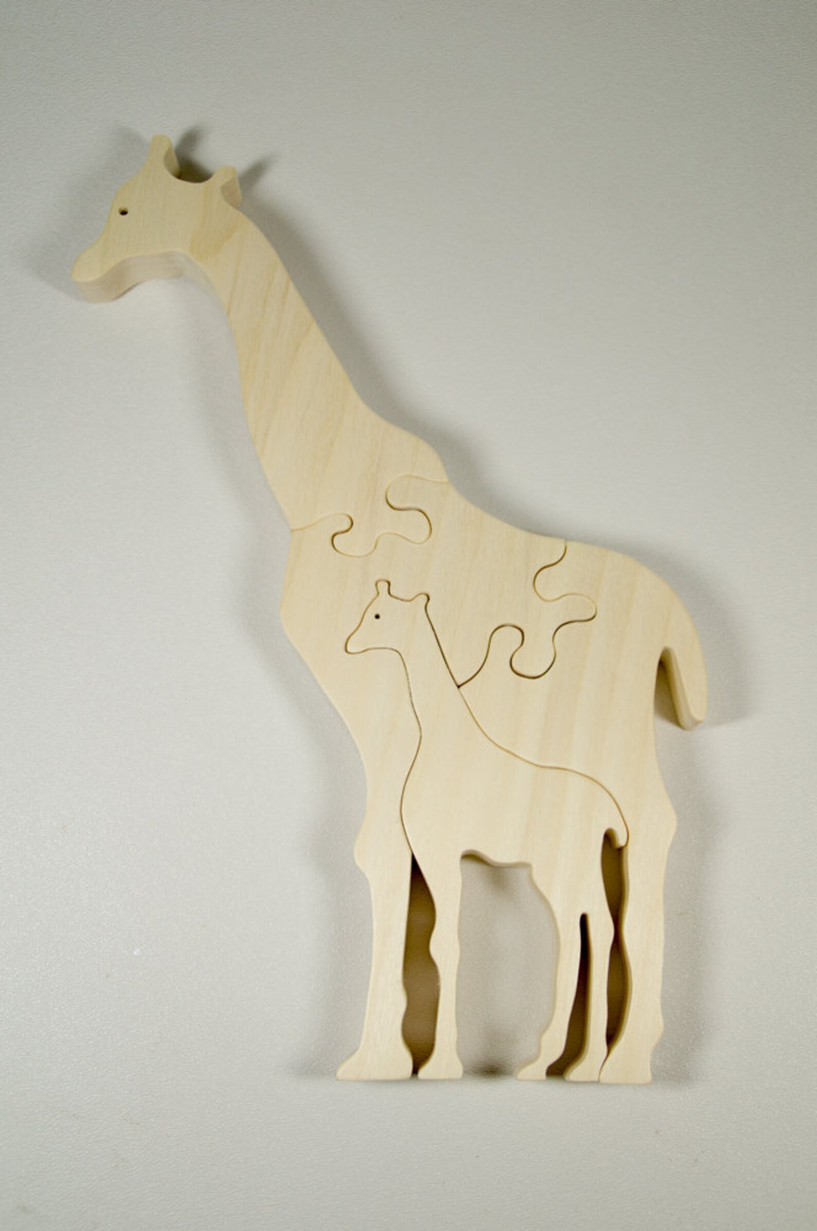 Wooden Giraffe Puzzle Wooden Giraffe Toy Giraffe Puzzle - Etsy