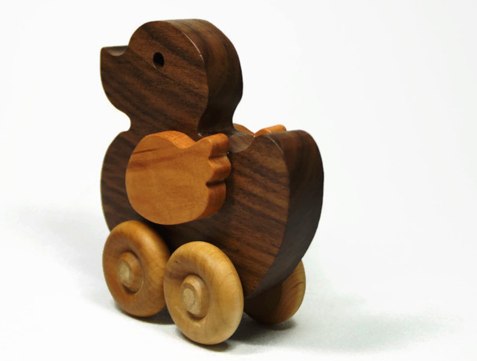 Wooden Toy Duck Car Personalized Gift Wood Toddler Toy | Etsy