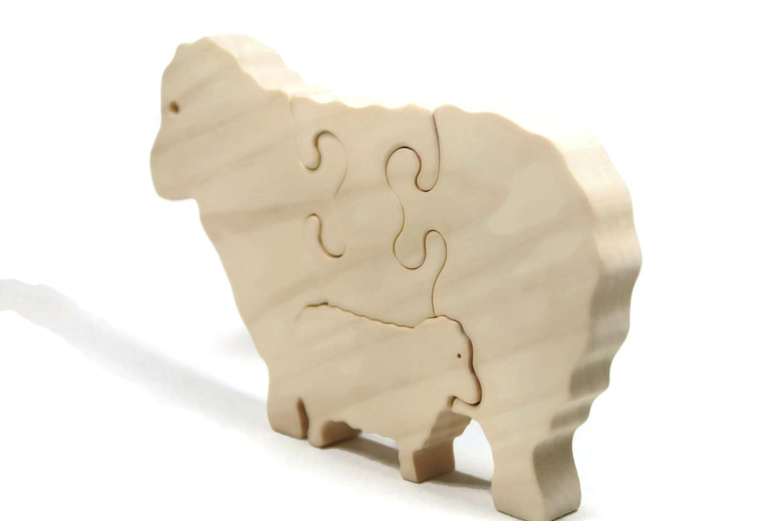 Wooden Puzzle Sheep Wooden Animal Puzzle Wooden Toy - Etsy