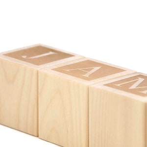 Personalized Wood Name Blocks Wooden Letter Block Letter Custom Blocks ...