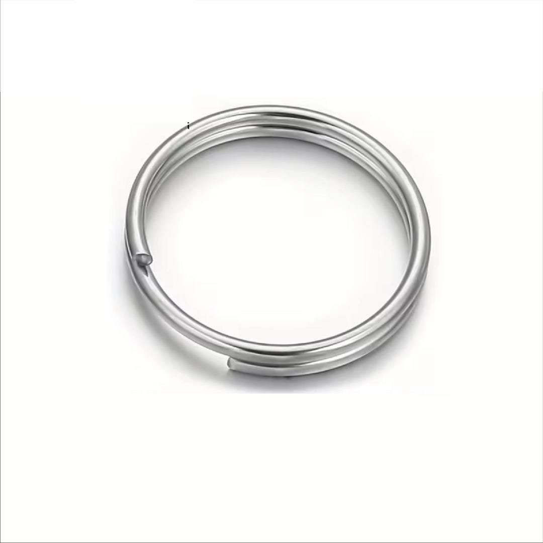 Round Metal Connector Rings for Keychains, Bags & DIY Crafts – 8–18mm ...