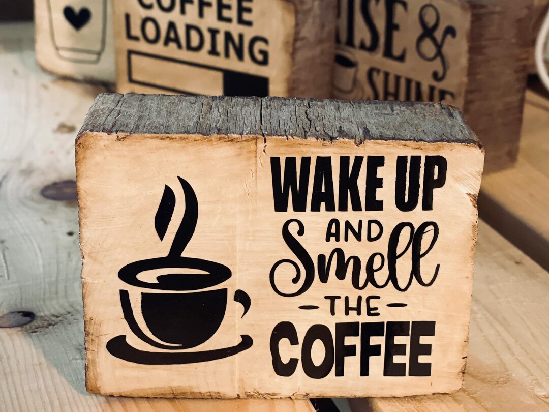 Rustic Coffee Bar Sign – Farmhouse Coffee Station Decor - Etsy