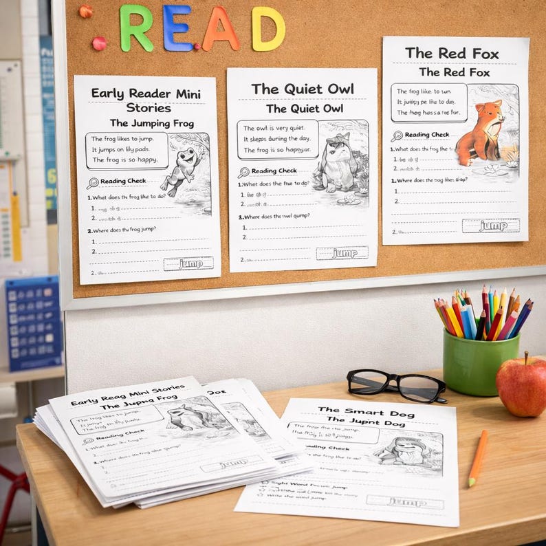 Early Reader Mini Stories, Sight Word Practice (PDF) - Etsy