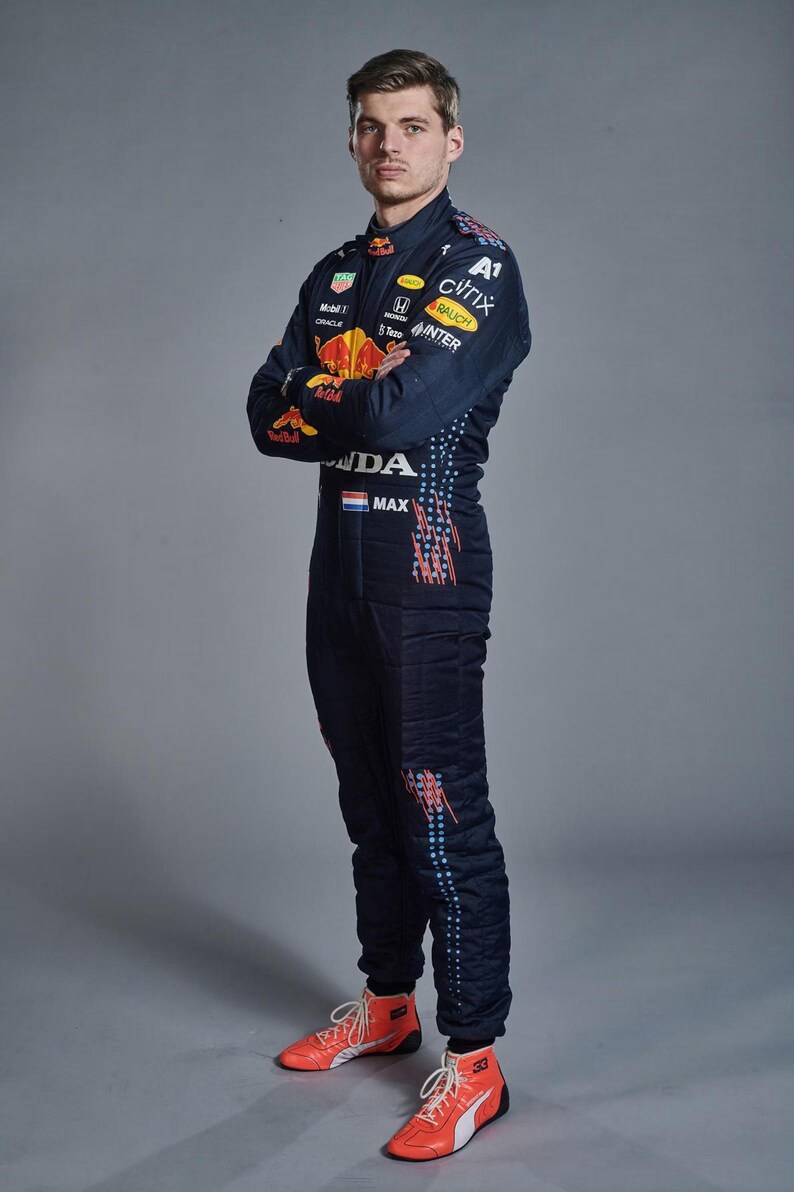 Red Bull Max Verstappen F1 Suit Racing Go Karting Suit Race 2021 Model ...