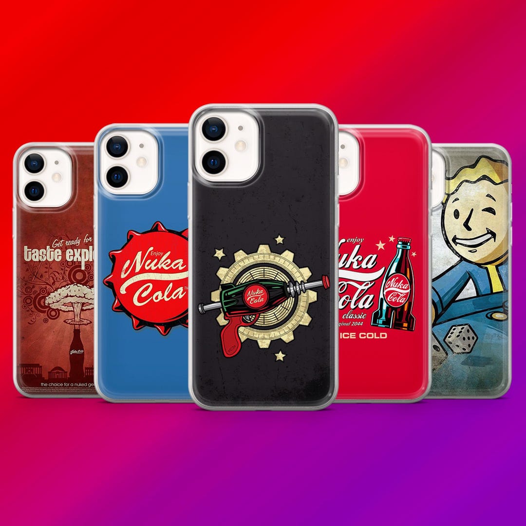 Nuka Cola Phone Case Fallout Wasteland Cover for iPhone 17, 16 ,15 ,14 ...