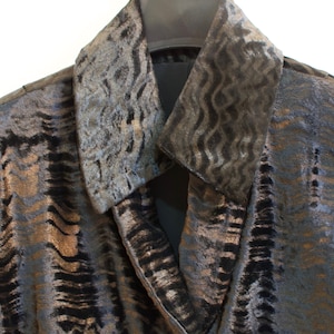 Black and Brown Faux Animal Skin Blazer Woman's Size Small - Etsy